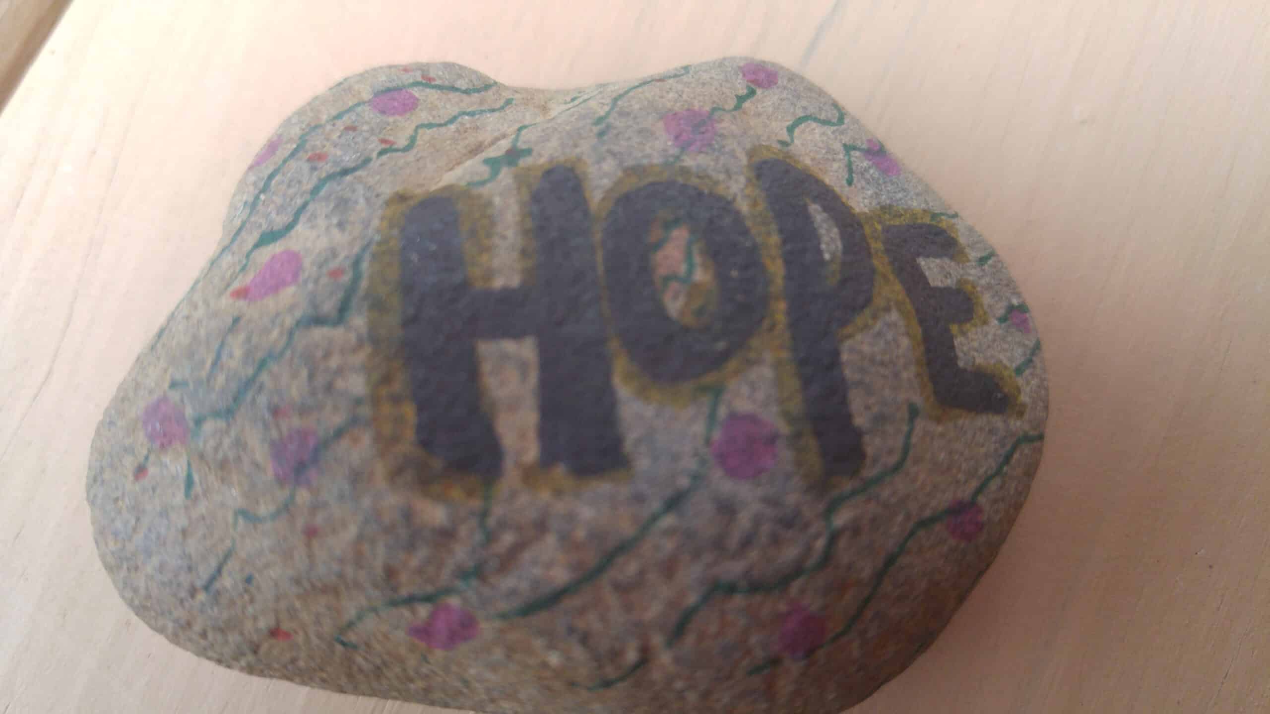 The hope rock - Messy Jesus Business